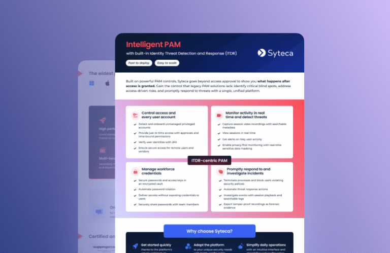 Datasheet | Syteca